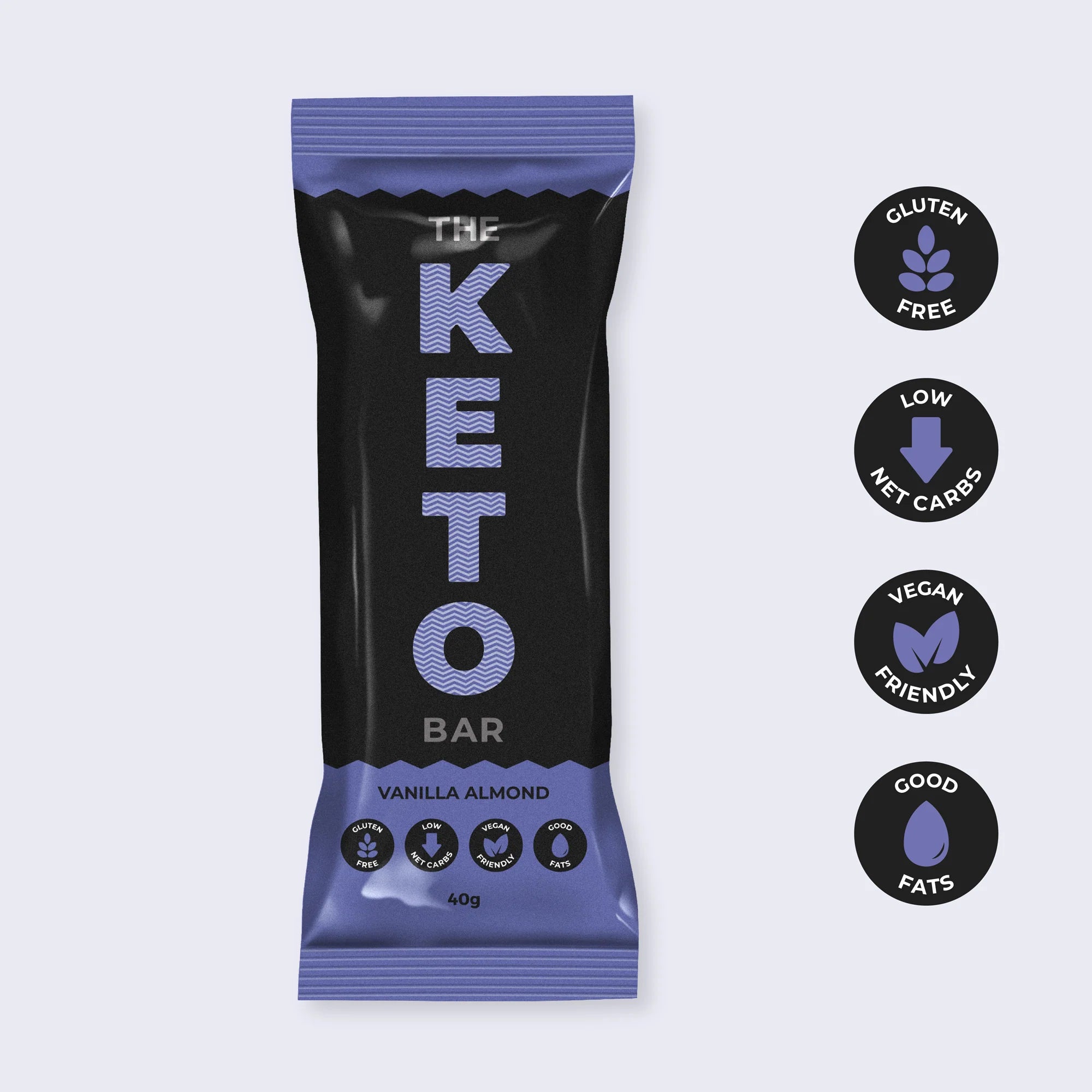 Vanilla Almond Keto Bar (40g) – Keto, Vegan & Low Carb | PBCo.